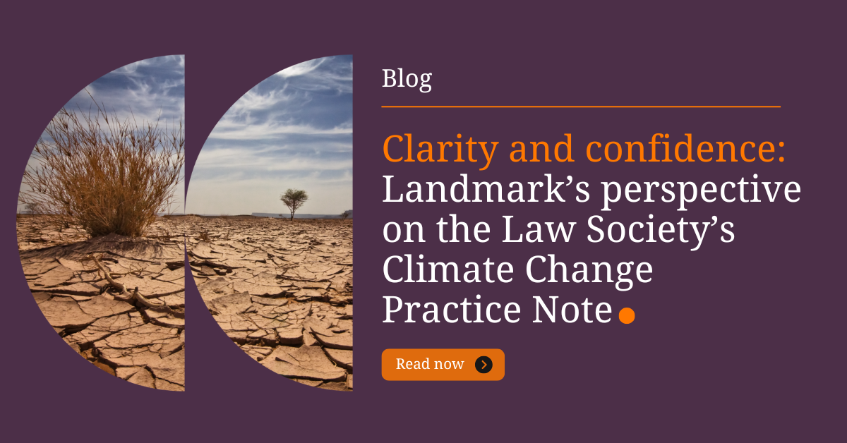 Clarity and confidence: Landmark’s perspective on the Law Society’s ...